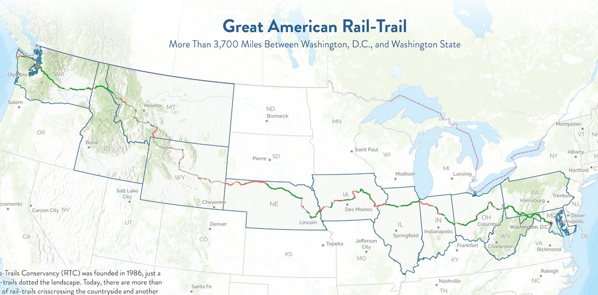 The Coast-To-Coast Bike Trail That Will Soon Take You Through 12 U.S ...