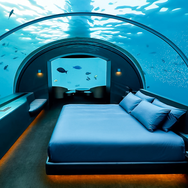 Meet The Muraka, A Two-Story Villa Set 16 Feet Beneath The Ocean's Surface