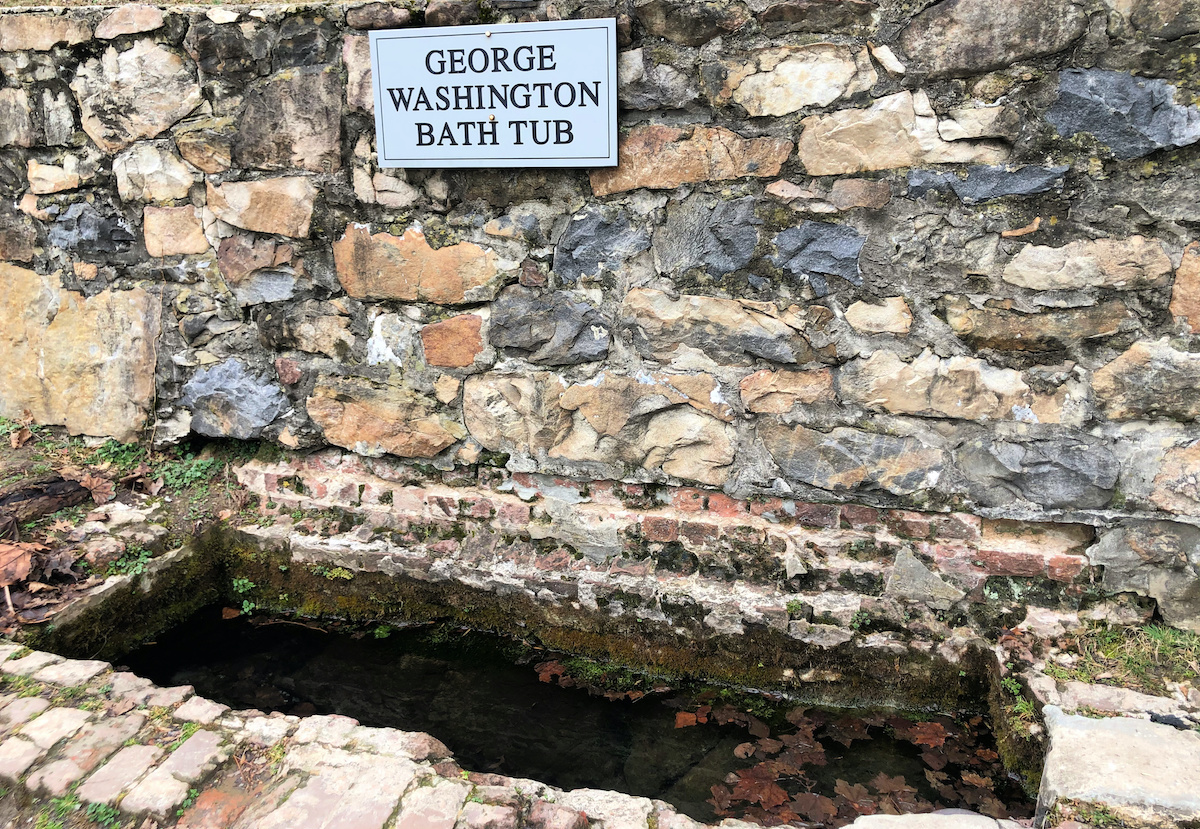 Tips For Visiting George Washington’s Bathtub