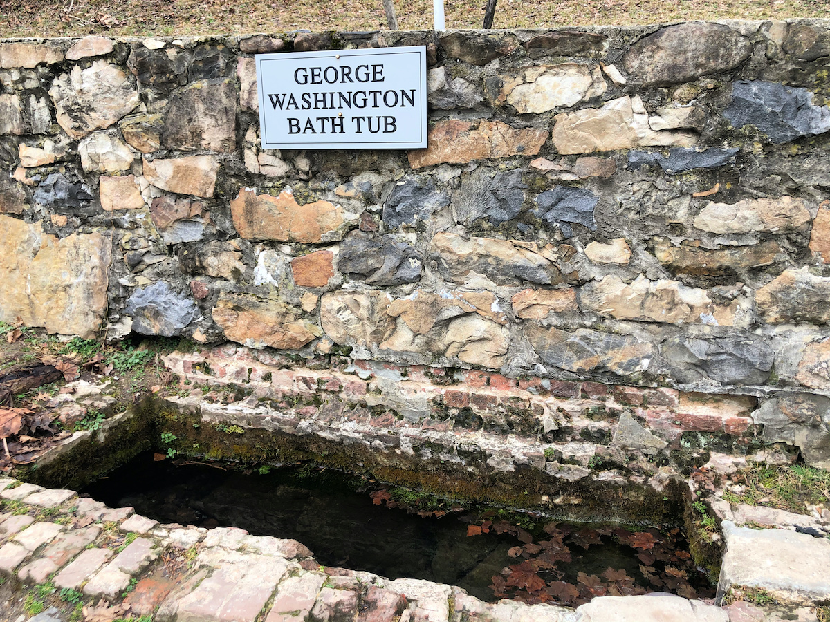Tips For Visiting George Washington’s Bathtub