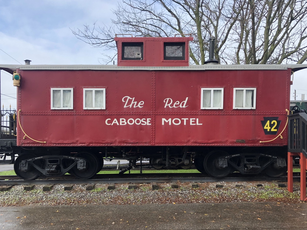 Unique Sleep: My Overnight Stay At The Red Caboose Motel