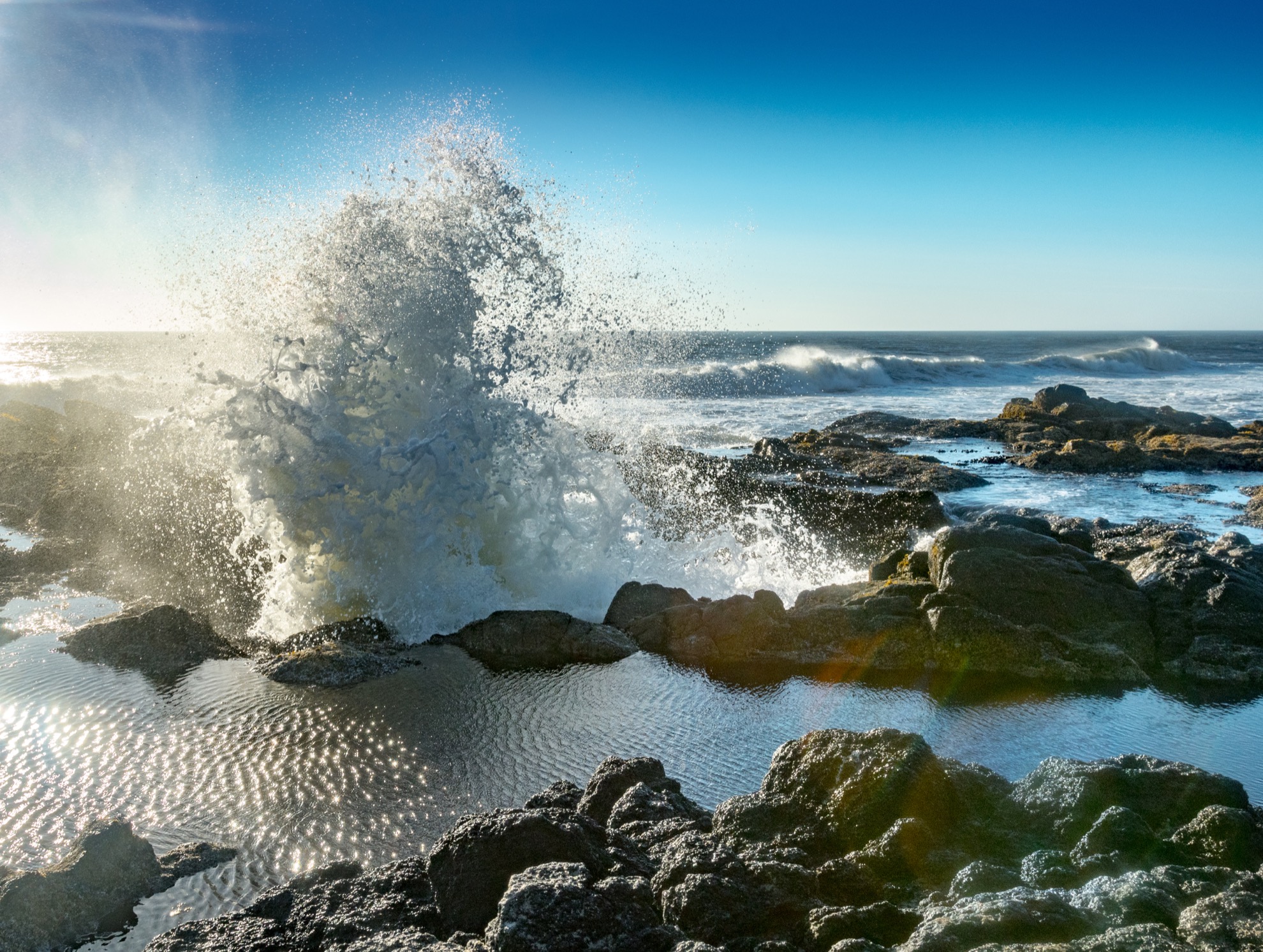 Thor’s Well On The Oregon Coast Appears To Be Draining The Pacific Ocean
