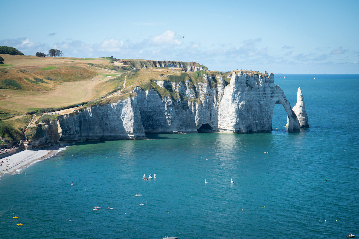 Visit Étretat's Striking White Chalk Cliffs and Magnificent Rock Arch ...